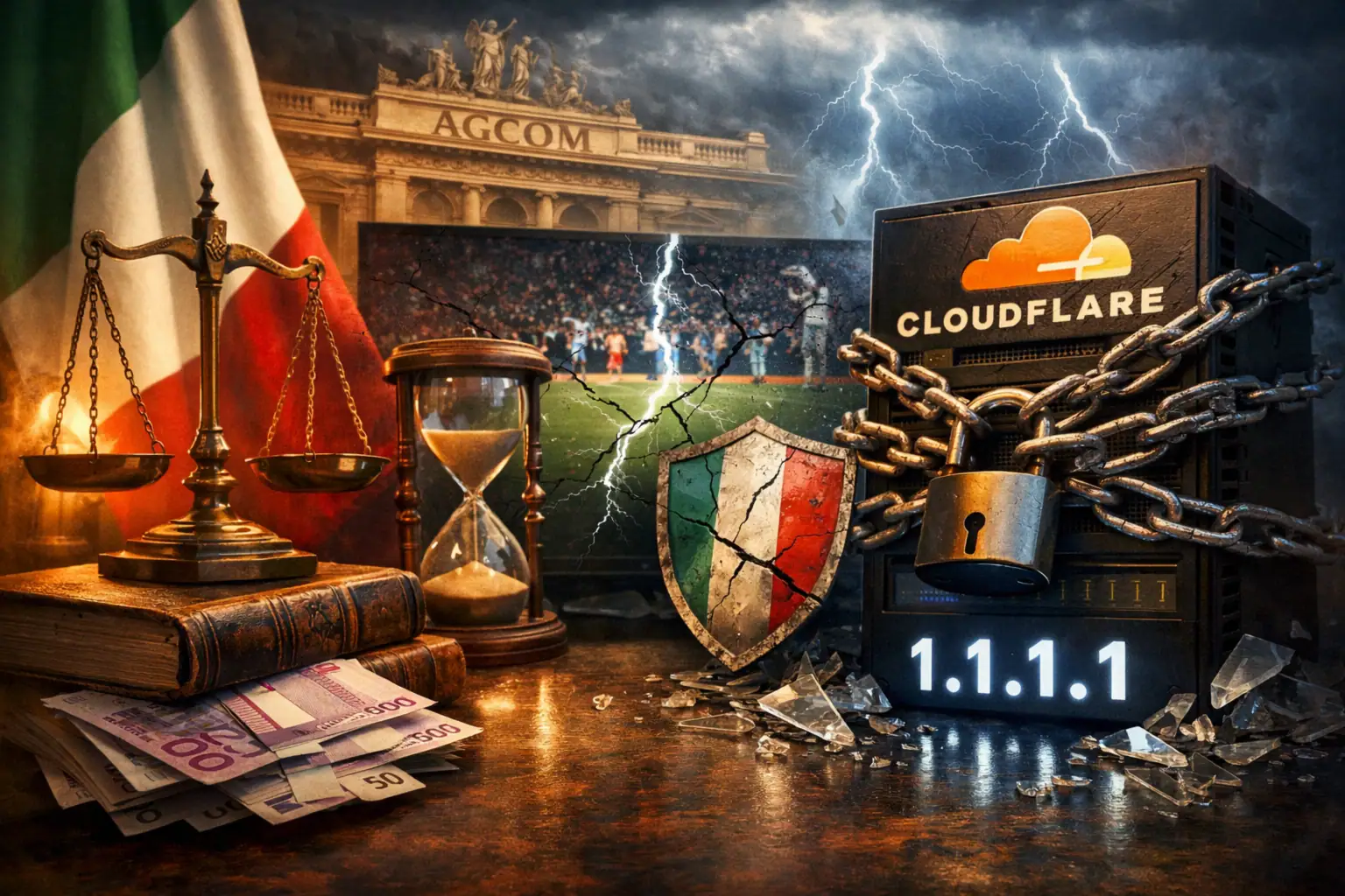 Cloudflare Fined By AGCOM Over Piracy Shield DNS Blocking